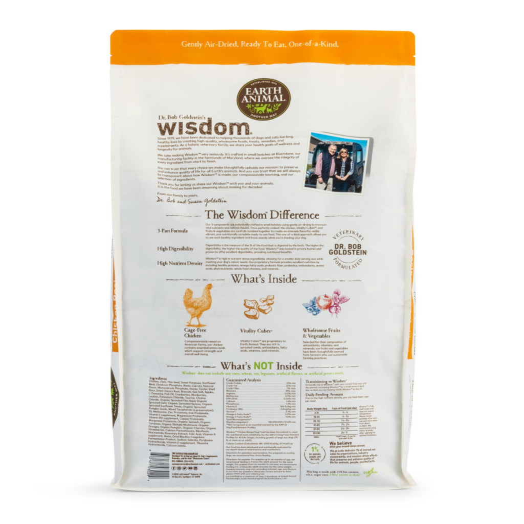 Buy Earth Animal Wisdom Chicken Air-Dried Dog Food, 10-lb Bag for USD ...