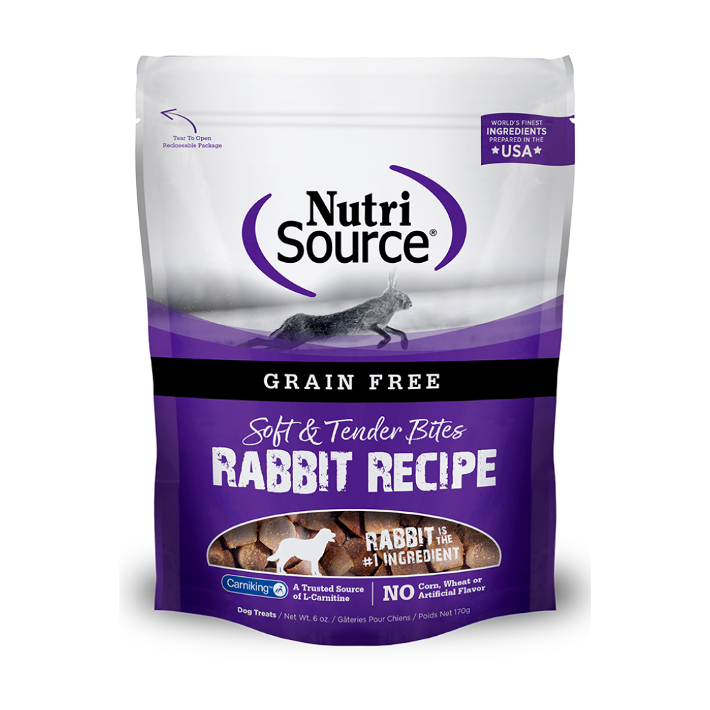 Buy NutriSource Grain Free Rabbits Bites Dog Treats, 6-oz for USD 5.99 ...